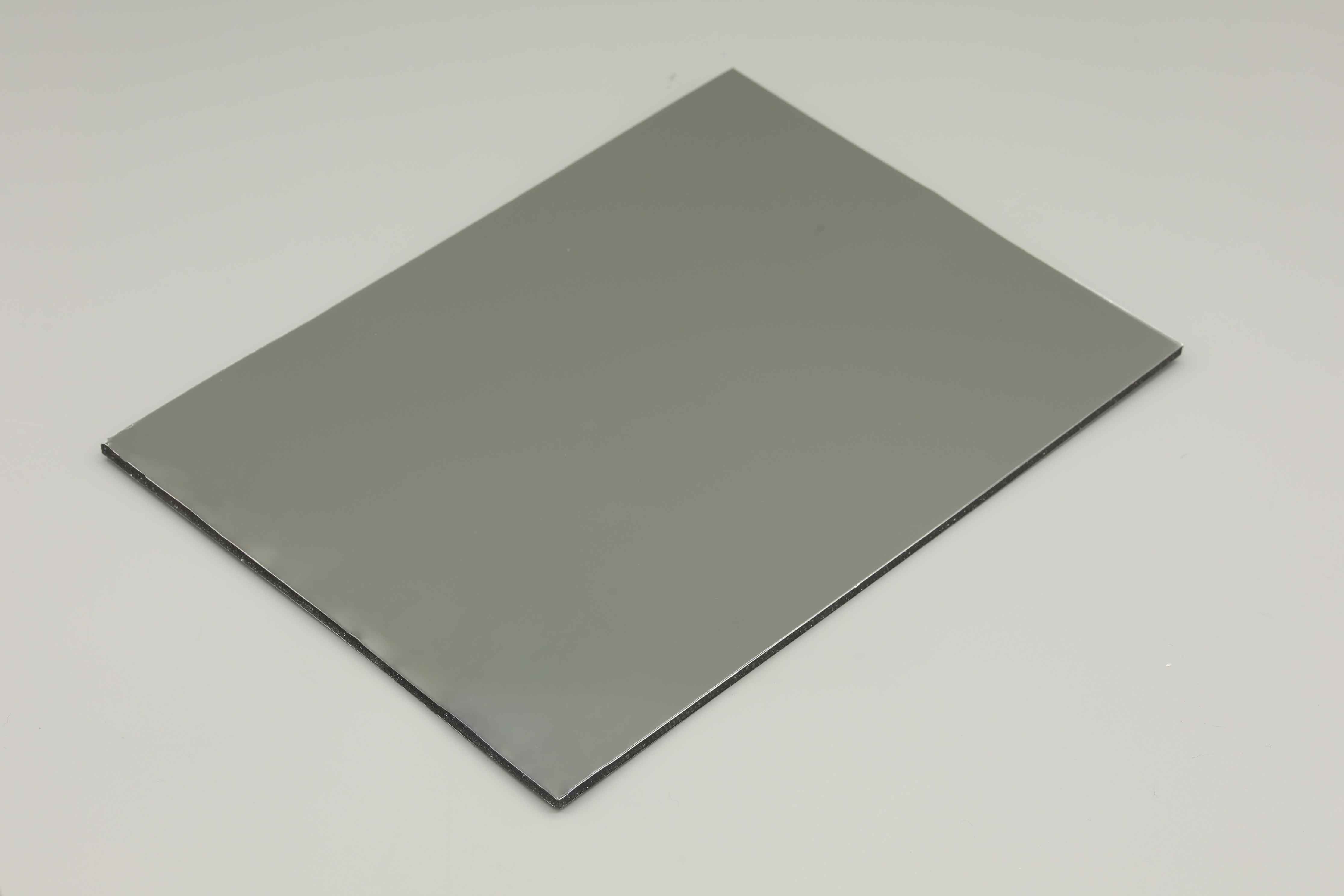 Grey PE Aluminum Composite Panel 4MM 1.22 X 2.44m Building Outdoor ...