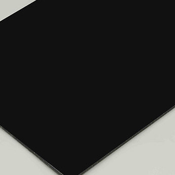 Fireproof Black PE ACP Panel 3mm for Building Facades