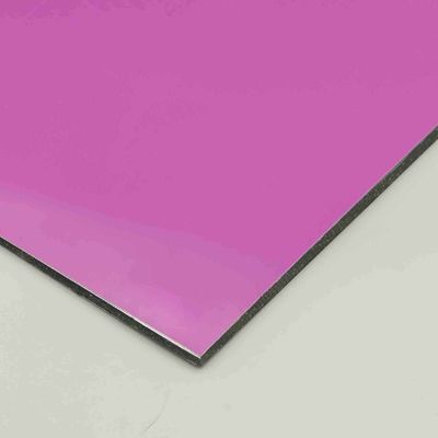 Purple Pe Aluminium Composite Panel 2440mm Exterior Wall Cladding Acm ...